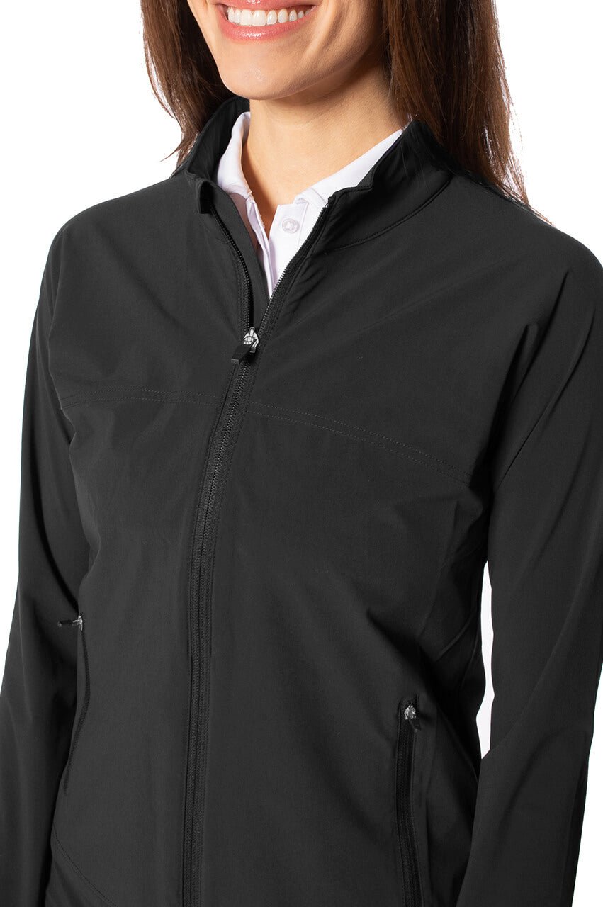 Women's Black Be An Athlete Jacket - Golftini