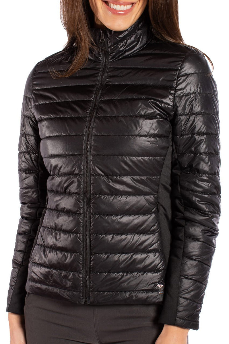 Golftini | Black City Girl Jacket | Womens Sports Apparel