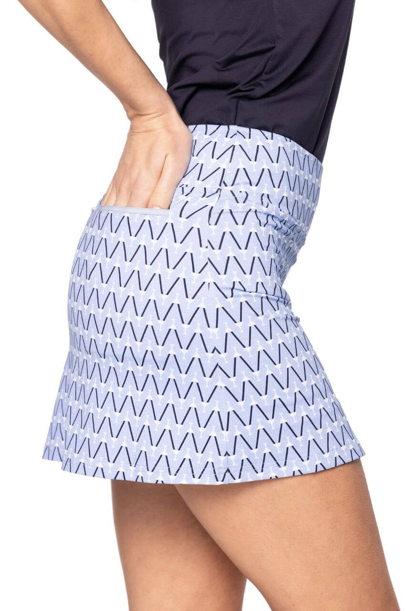 Nauti & Nice Skort | Printed & Patterned Skort by Golftini