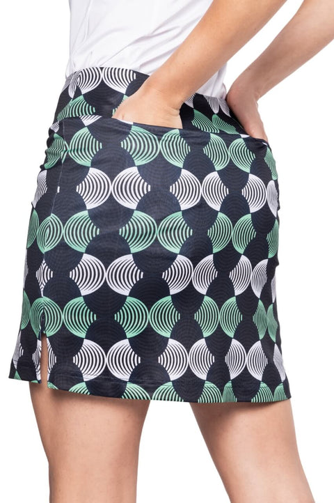 Whirlwind Golf Skort | Navy, Kelly Green, White Printed Skort – Golftini