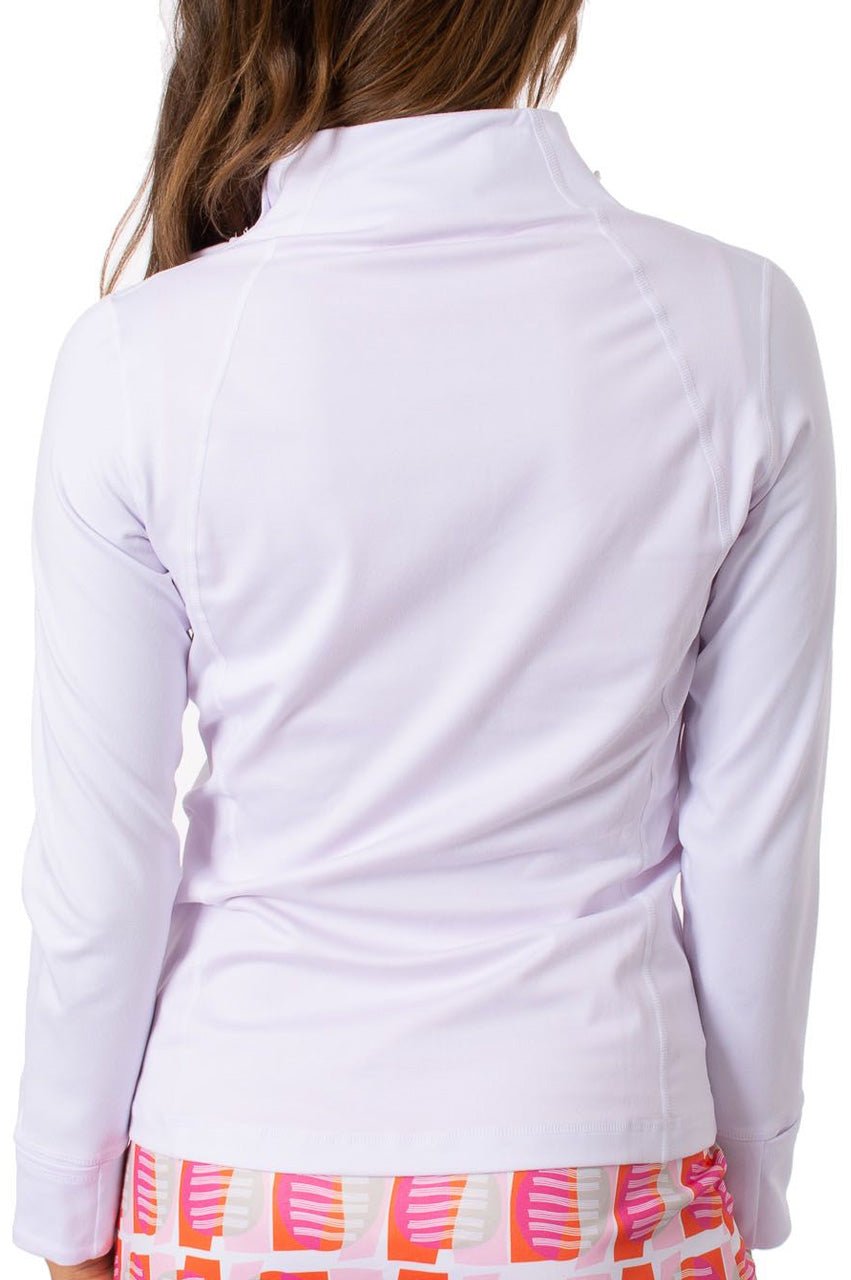 White Buttery Soft Stretch Jacket - Women's Golf Jacket - Golftini